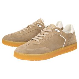 Sioux Herren Sneaker "Tedroso-708", Gr. 41, beige, Obermaterial: 100% Kalbsveloursleder CAVL. 100% Gummi rubber., Schuhe