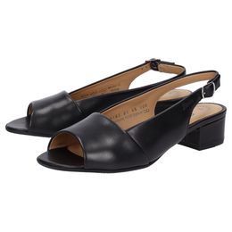 Sioux Damen Sandale "Zippora", Gr. 37, blau, Obermaterial: 100% Kalbsleder CAL. 100% Gummi rubber., Schuhe