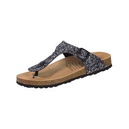 Lico Damen Pantolette "Bioline Pantolette", Gr. 37, grau, Obermaterial: 100% Synthetik synthetic., Schuhe