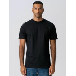 TEESHOPPEN Herren Kurzarmhemd "TEESHOPPEN T-shirt Organic Basic", schwarz, Gr. S, Obermaterial: 100% Baumwolle, Hemden
