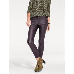 Heine Damen R&ouml;hrenhose, rot, Gr. 25, unifarben, 76% Viskose, 21% Polyamid, 3% Elasthan, Miedereinsatz:15% Elasthan, 85% Polyamid, Hosen
