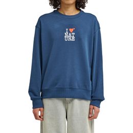 Element Damen Sweatshirt "I Heart", blau, Gr. XS, Obermaterial: 55% Baumwolle, 25% Baumwolle, 20% Polyester., Sweatshirts