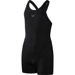 Speedo M&auml;dchen Badeanzug "f&uuml;r M&auml;dchen", schwarz, Gr. 116, unifarben, Microfaser, Polyester, Badeanz&uuml;ge, mit l&auml;ngerer Beinl&auml;nge, aus Endurance+