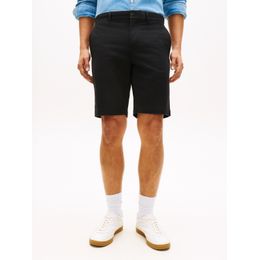 Tommy Hilfiger Herren Chinoshorts "DENTON", schwarz, Gr. 36, Web, Obermaterial: 97% Baumwolle, 3% Elasthan, Hosen, gerade Form, schlichtes Design