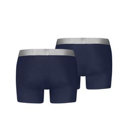 Puma Herren Boxershorts "Puma MEN SHINE ELASTIC BOXERS", Gr. L, blau, Obermaterial: 95% Baumwolle, 5% Elasthan, Unterhosen