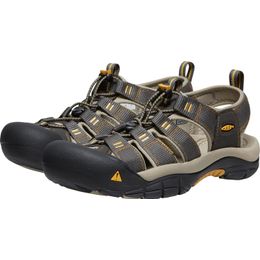 Keen Herren Sandale "NEWPORT H2", Gr. 44, grau, Synthetik, Schuhe, waschbar,schnelltrocknend, Zehenschutz, sto&szlig;d&auml;mpfend