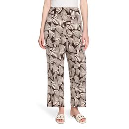 Betty Barclay Damen Marlene-Hose "Damen mit elastischem Bund", braun, Gr. 42, Obermaterial: 100% Viskose, Hosen