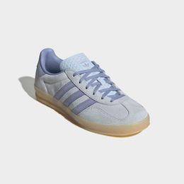 Damen Sneaker "GAZELLE INDOOR W", adidas originals, Gr. 36, blau, Leder, Schuhe