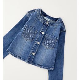sarabanda M&auml;dchen Outdoorjacke "BABY GIRL JACKET"medium stone washed, Gr. 98, 97% Baumwolle, 3% Elasthan, Jacken