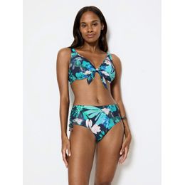 Triumph Bikini-Oberteil "Summer Fleur" in T&uuml;rkis - 55% | Gr&ouml;&szlig;e 40C-Cup | Damen-bademode