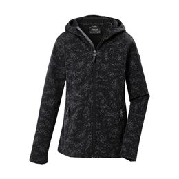 Killtec Kinder Softshelljacke "KOW 165 GRLS SFTSHLL JCKT", schwarz, Gr. 176, Oberseite: 100% Polyester.R&uuml;ckseite: 100% Polyester.Futter: 100%