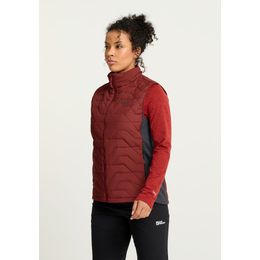 Jack Wolfskin Damen Funktionsweste "FLEXTREK INS VEST W", rot, Gr. XS, Obermaterial: 100% Polyester. F&uuml;llung: 100% Polyester. Futter: 100% Polyester,