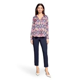 Betty Barclay Damen Schlupfbluse "Damen langarm"pink, dunkelblau, Gr. 36, Obermaterial: 100% Viskose, Blusen