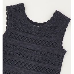 IDO M&auml;dchen T-Shirt "BABY GIRL KNITWEAR", schwarz, Gr. 98, 78% Baumwolle, 22% Polyamid, Shirts