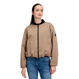 AMBER & JUNE AMBER & JUNE Damen Winterjacke "Damen mit Kragen", braun, Gr. 42, Obermaterial: 100% Polyester. Besatz: 100% Polyester. Futter: 100% Polyester, Jacken