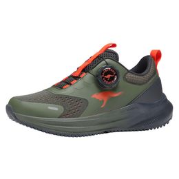 Kangaroos M&auml;dchen Sneaker "K-RDK Bouncix FX", Gr. 30, gr&uuml;n, Mesh, Synthetik, Schuhe, Praktischer Drehverschluss