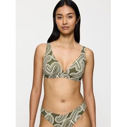 Triumph Bikini-Oberteil "Flex Smart Summer" in Khaki - 48% | Gr&ouml;&szlig;e M | Damen-bademode