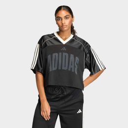 Damen T-Shirt "STADIUM MESH", schwarz, Gr. S, adidas Sportswear, Obermaterial: 100% Polyester, Shirts