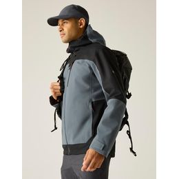 Regatta Regenjacke "Highton IV Stretch" in Grau - 70% | Gr&ouml;&szlig;e XL | Herren-outdoorjacken