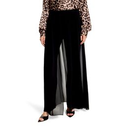 Vera Mont Damen 2-in-1-Hose "Damen mit weitem Bein", schwarz, Gr. 38, Obermaterial: 100% Polyester. Futter: 95% Polyester, 5% Elasthan, Hosen