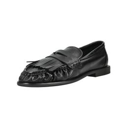 Pavement Damen Slipper "Pavement Slipper Leder", Gr. 37schwarz, schwarz, Leder, Schuhe