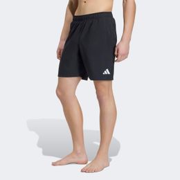 Herren Badeshorts "ESS SH 8IN", schwarz, Gr. M, adidas Performance, Obermaterial: 100% Polyester, Badehosen