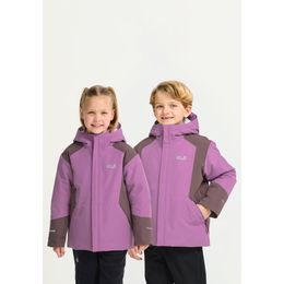 Jack Wolfskin Jungen Skijacke "SNOWFLASH JKT K"vividorchid, Gr. 140, Obermaterial: 100% Polyester. F&uuml;llung: 100% Polyester. Futter: 100% Polyester,