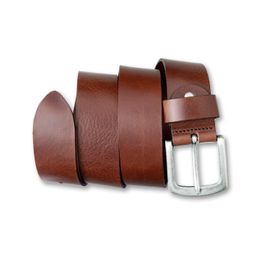 Bernd G&ouml;tz BERND G&Ouml;TZ Herren Lederg&uuml;rtel "Lederg&uuml;rtel mit nat&uuml;rlich strukturierter Oberfl&auml;che", braun, Gr. 80, Rindsleder, G&uuml;rtel