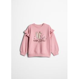 Marc O'Polo MARC O'POLO M&auml;dchen Sweatshirt, rosa, Gr. 104, Sweatware, Obermaterial: 100% Baumwolle, Sweatshirts