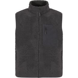 Herren Steppweste "Another Cotton Lab Sherpa Vest", grau, Gr. XL, ANOTHER COTTON LAB, 100% Polyester, Westen