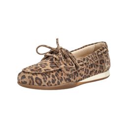 Nero Giardini Damen Mokassin "Nero Giardini Mokassin Veloursleder", Gr. 40leopard, Veloursleder, Schuhe