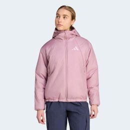 adidas terrex Damen Outdoorjacke "MULTI PRIMALOFT, KAPUZE, ISOLIEREND", rosa, Gr. S, Obermaterial: 100% Polyester, Jacken, f&uuml;r Erwachsene, mit