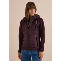 Cecil Damen Outdoorjackeberry rot, Gr. M, unifarben, Stoff, Obermaterial: 67% Polyester, 27% Viskose, 6% Elasthan. Obermaterial 2: 100% Polyester.