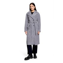 Betty Barclay Damen Wintermantel "Damen mit G&uuml;rtel", grau, Basic, Gr. 46, Obermaterial: 55% Polyester, 45% Polyamid, M&auml;ntel