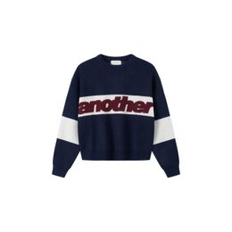 Damen Sweater "Another Cotton Lab Another Knit Sweater", blau, Gr. XS, ANOTHER COTTON LAB, 42% Polyacryl, 30% Polyester, 28% Nylon, Sweatshirts