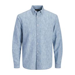 Jack & Jones JACK & JONES Button Up Shirt male size XL Blue