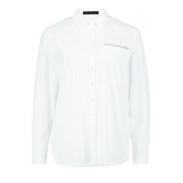 Betty Barclay Damen Hemdbluse "Damen mit Kragen", wei&szlig;, Gr. 42, Obermaterial: 70% Baumwolle, 27% Polyester, 3% Elasthan, Blusen
