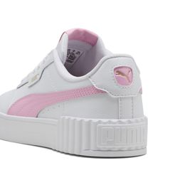 Puma Damen Sneaker "Carina 3.0 Sneakers Damen", Gr. 35,5wei&szlig; pink shimmer, Obermaterial: Textil, Kuhleder, Synthetik, Leder. Futter: Textil.