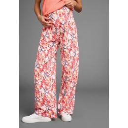 Neun Monate Damen Umstandshose "Weiche Jersey-Hose", bunt, Basic, Gr. 36, bedruckt, gebl&uuml;mt, Jersey, Obermaterial: 95% Baumwolle, 5% Elasthan, Hosen,