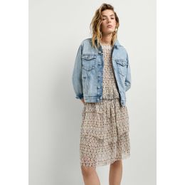Pepe Jeans Damen A-Linien-Rock "skirt FRANKIE SKIRT"powder rose pink, Gr. S, 100% Polyester, R&ouml;cke