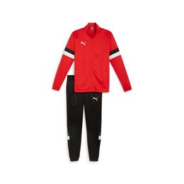 Puma Herren Trainingsanzug "TEAMRISE TRACKSUIT"Puma rot, Puma schwarz, Gr. XXL, unifarben, Trikot, Obermaterial: 100% Polyester, Sportanz&uuml;ge,