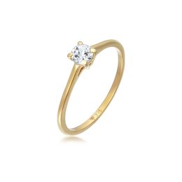 Elli Premium Damen Verlobungsring "Topas Solit&auml;r Verlobungsring 375 Gelbgold", 52mm, Gelbgold 375, gold, Gelbgold 375, Fingerringe