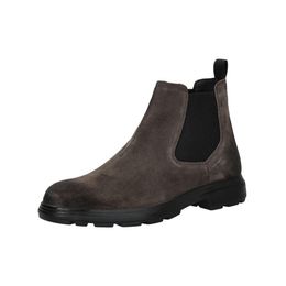 Geox Herren Stiefelette "Geox Stiefelette Leder/Textil", Gr. 41, grau, Leder, Textil, Schuhe