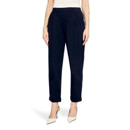 Betty Barclay Damen Schlupfhose "Damen mit Eingrifftaschen", blau, Gr. 40, Jersey, Obermaterial: 53% Baumwolle, 40% Polyamid, 7% Elasthan, Hosen