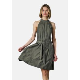 Ragwear Damen A-Linien-Kleid "Angylee Print YOUMODO", gr&uuml;n, Gr. XXL, Material: 80% Viskose, 20% Polyester, Kleider, Leichtes Sommerkleid mit