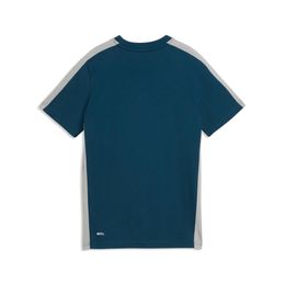 Puma Jungen T-Shirt "ACTIVE SPORTS SMALL GRAPHIC TEE B"midnight petrol, Gr. 140, bedruckt, Obermaterial: 69% Baumwolle, 31% Polyester, Shirts,