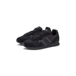 Tommy Hilfiger Herren Sneaker "MAXLITE MIX", Gr. 42, schwarz, Lederimitat, Textil, Veloursleder, unifarben, Schuhe, Freizeitschuh, Halbschuh,