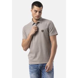 Cipo & Baxx CIPO & BAXX Herren T-Shirt "CT825", beige, Gr. XL, unifarben, 85% Baumwolle, 10% Polyester, 5% Elasthan, Shirts, Weicher Baumwollmix