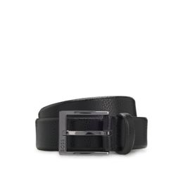 BOSS Herren Lederg&uuml;rtel "Elloy Sz35", schwarz, Gr. 105, unifarben, Leder, G&uuml;rtel, in Italien gefertigt