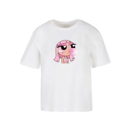 MISS TEE Damen T-Shirt "Miss Tee Damen Spicy Nice Tee", wei&szlig;, Gr. XS, bedruckt, 100% Baumwolle, Shirts